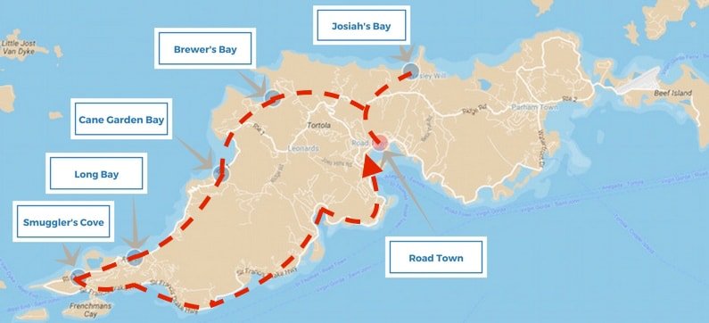 THE BEST BEACHES IN TORTOLA - AND HOW TO EXPLORE THEM IN A DAY | Above ...